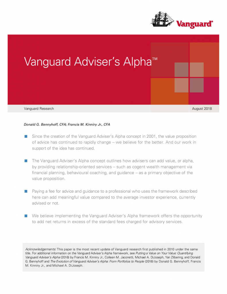 Value of Advice - Keystone Advice Partners